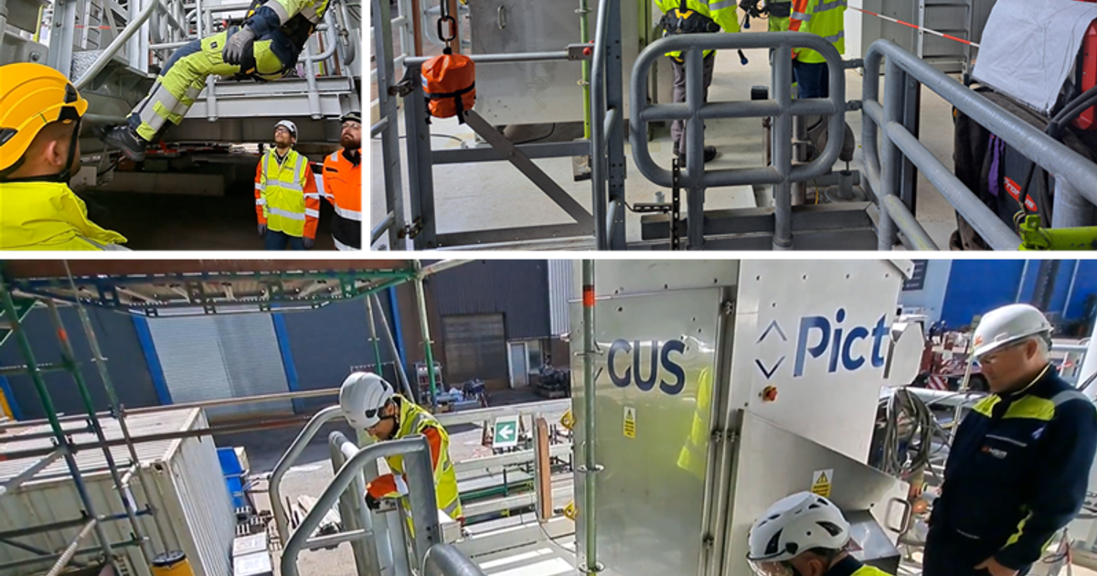 Pict visit Schiedam to commission GUS on Thor Offshore Substation ...